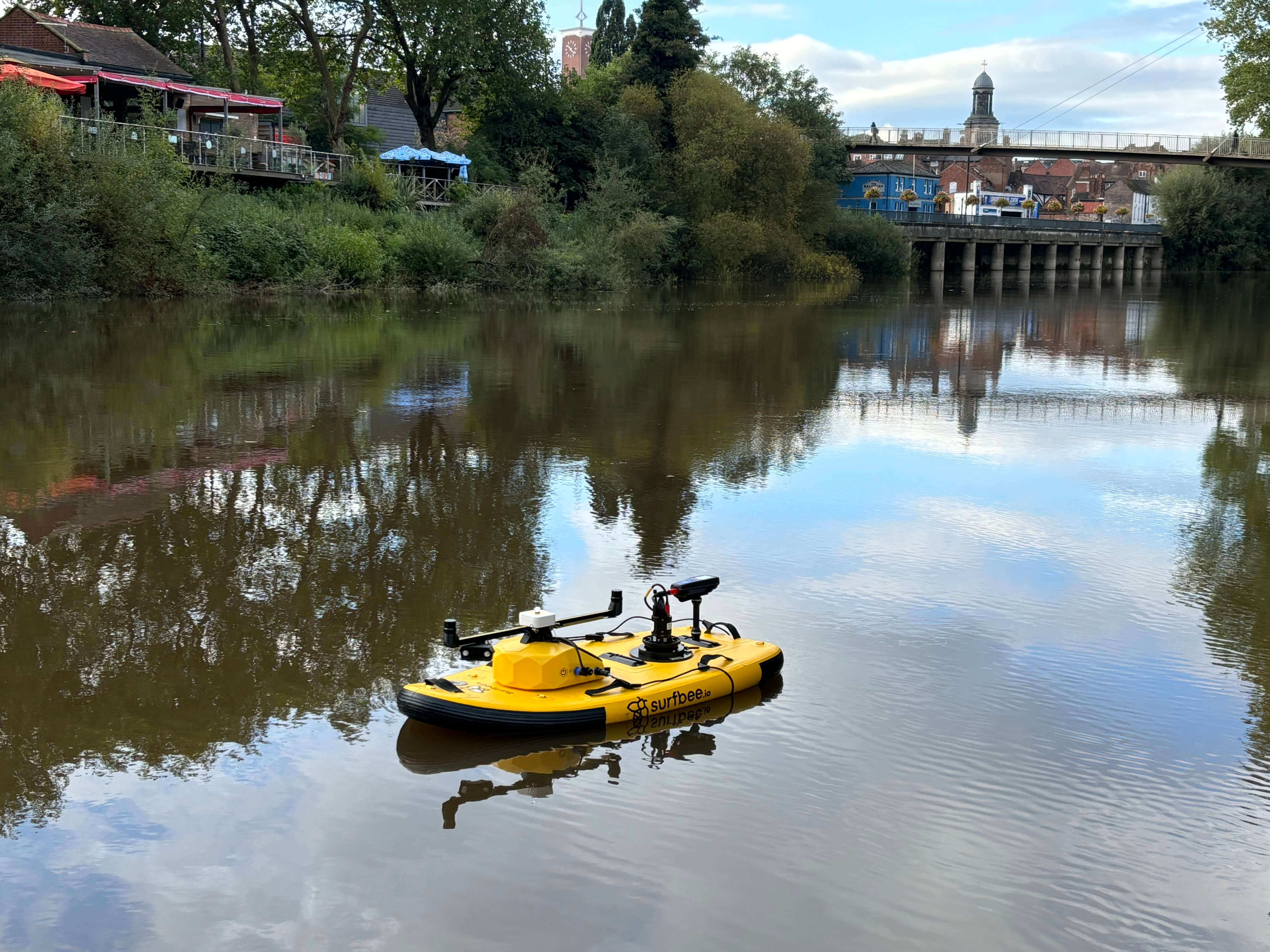 Latest river monitoring drone boats arrive in UK | Xylem UK