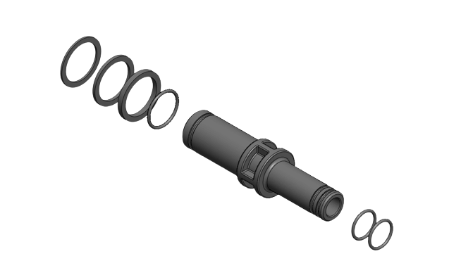 Adapter End Cap for All 8" Pressure Vessels