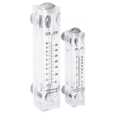 Axeon Acrylic Flow Meter 2-20 GPM w/o Valve