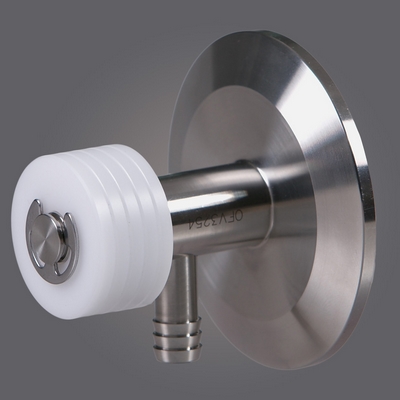 Sanitary Sampling Valve, 2" Tri-Clamp Ferrule with 90 Barb